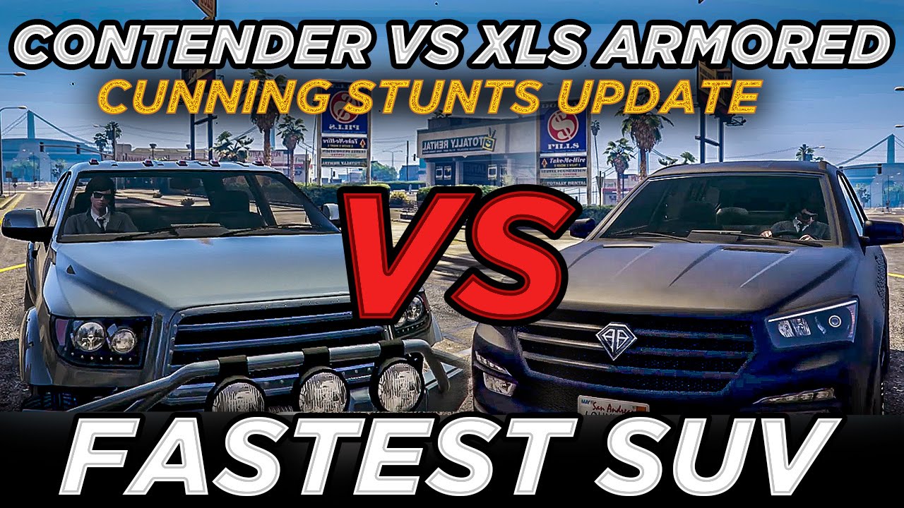 Contender vs XLS (Armored) "Fastest SUV" (Cunning Stunts Update) - YouTube