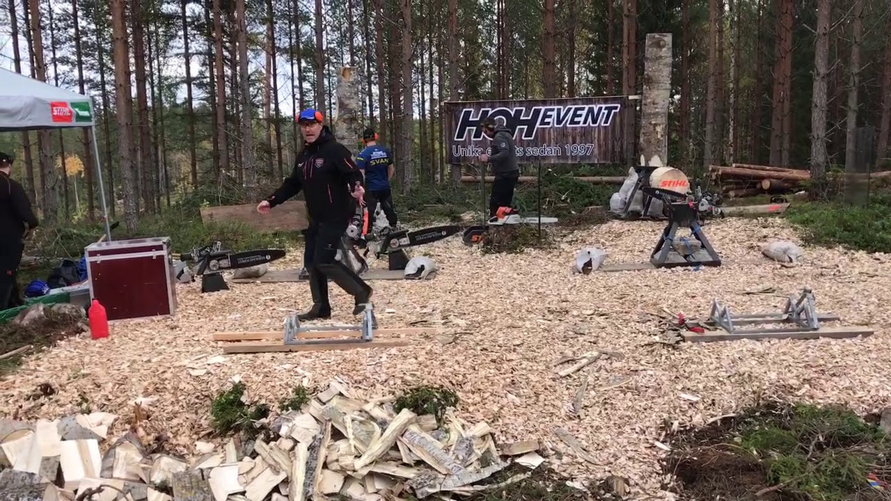 Svenska landslaget i Stihl Timbersport med Ferry Svan. Del 2 - YouTube