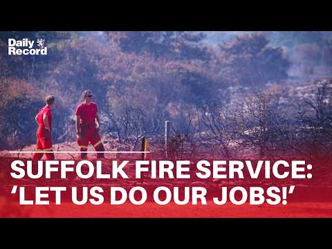 Fire Service issue warning to public as Suffolk Fires cause '150 hectares of damage'