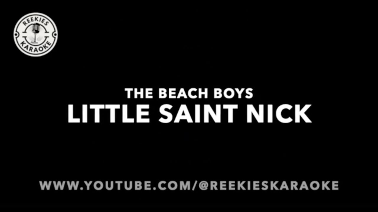 The Beach Boys | Little Saint Nick | Karaoke - YouTube