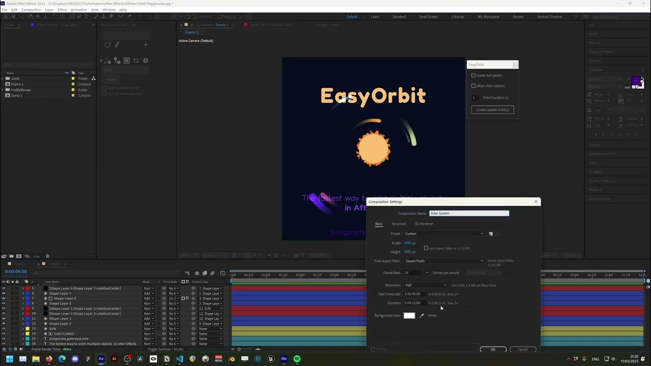 Orbitting Objects Was Never THIS Easy! - Easy Orbit Tutorial for After Effects - YouTube