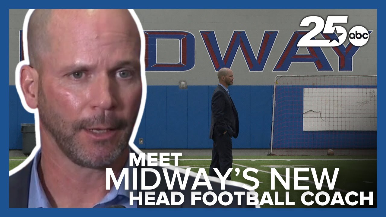 Joe Gillespie officially named Midway's head football coach - YouTube