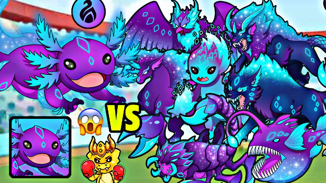 Axolotix VS All Spirit Dynamons Battle 🤩🔥 In Dynamons World | New ...