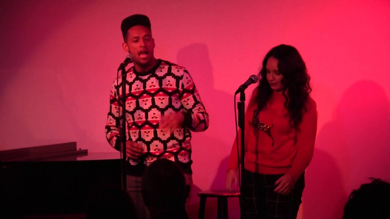 Virginia Cavaliere and Kyle Carter sing "This Christmas" - YouTube