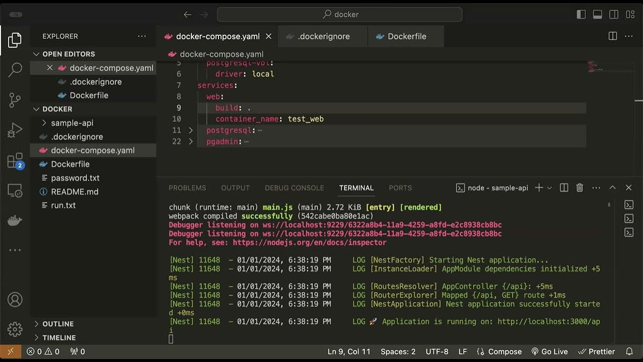 08. Multi stage docker build - YouTube