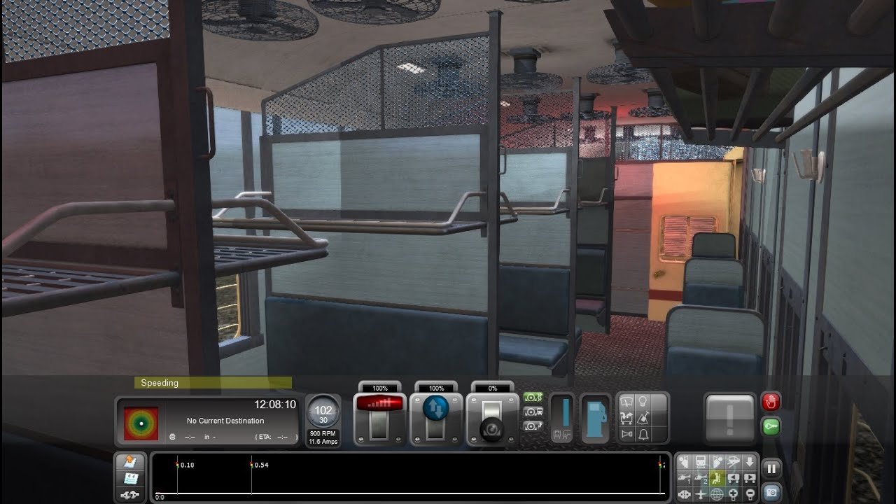 ts 3d models icf utkrisht general coach interior inside view - YouTube