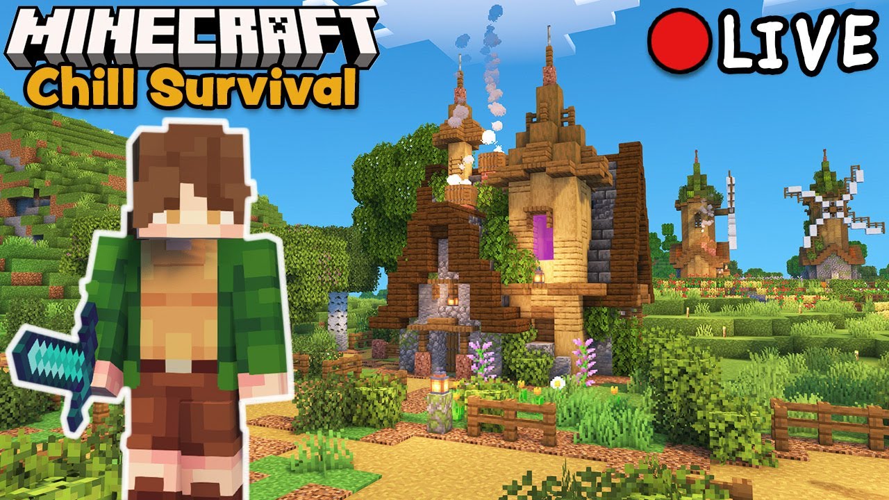 It's Time For Some Cozy Base Decoration! - Minecraft Chill Survival 1. ...