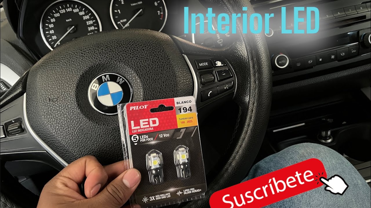 Cómo instalar fácil luz led interior BMW / cómo instalar focos Led al ...