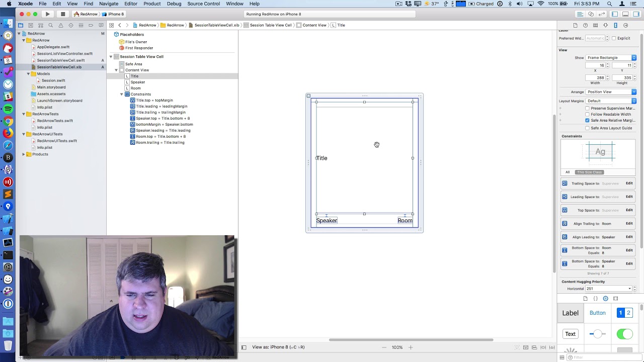 Building an iOS Conference App: Ep 4: Custom UITableViewCells - YouTube