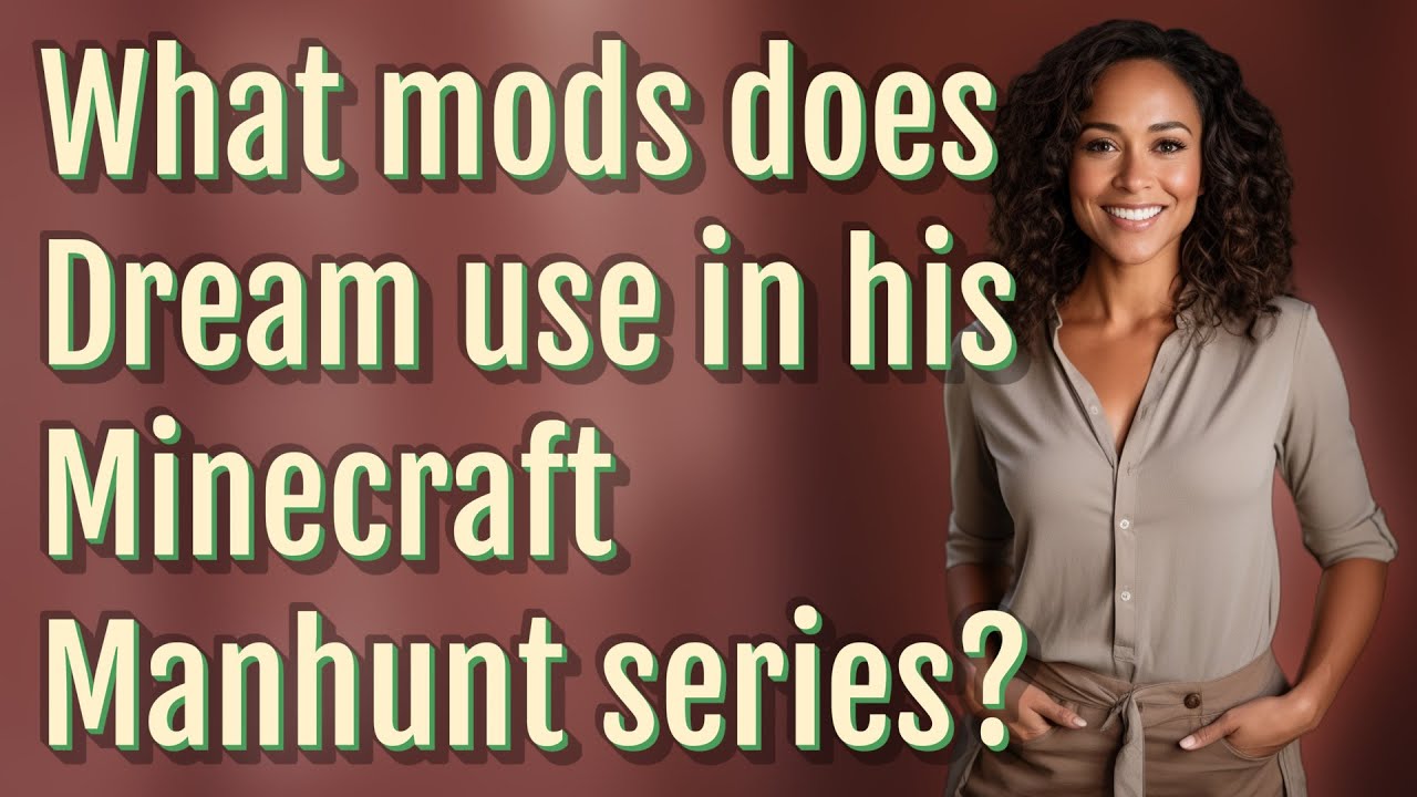 What mods does Dream use in his Minecraft Manhunt series? - YouTube