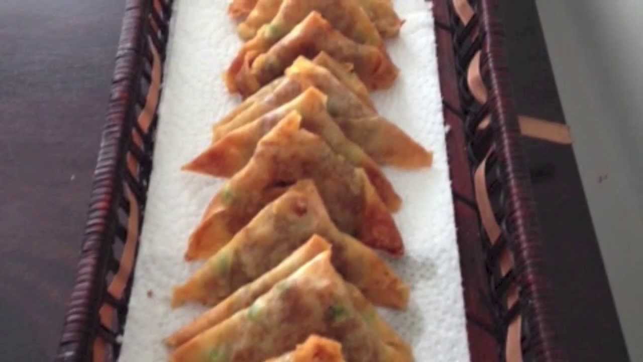 How to make mini samosas using pastry shell (New Year's Party Recipe ...