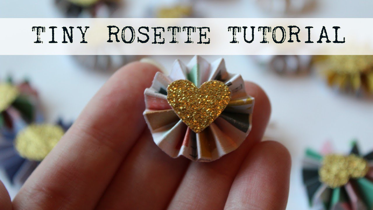 Tiny Rosette Tutorial - YouTube
