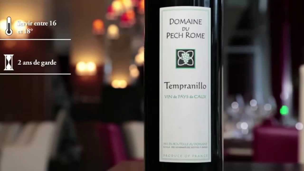 Domaine Pech Rome, cuvée Tempranillo - Vins de pays de Caux - 2010 ...