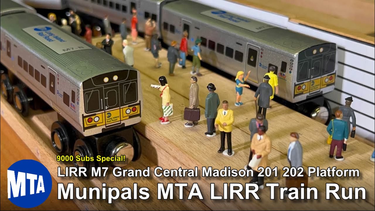 Munipals MTA M7 LIRR Grand Central Madison + Bascule Bridge Train Run ...