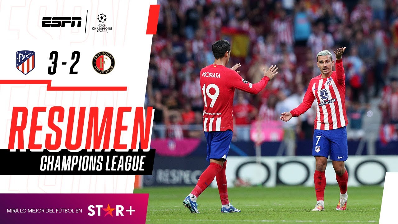 ¡REMONTADA Y TRIUNFAZO DEL COLCHONERO PARA LIDERAR EL GRUPO E! | Atl ...