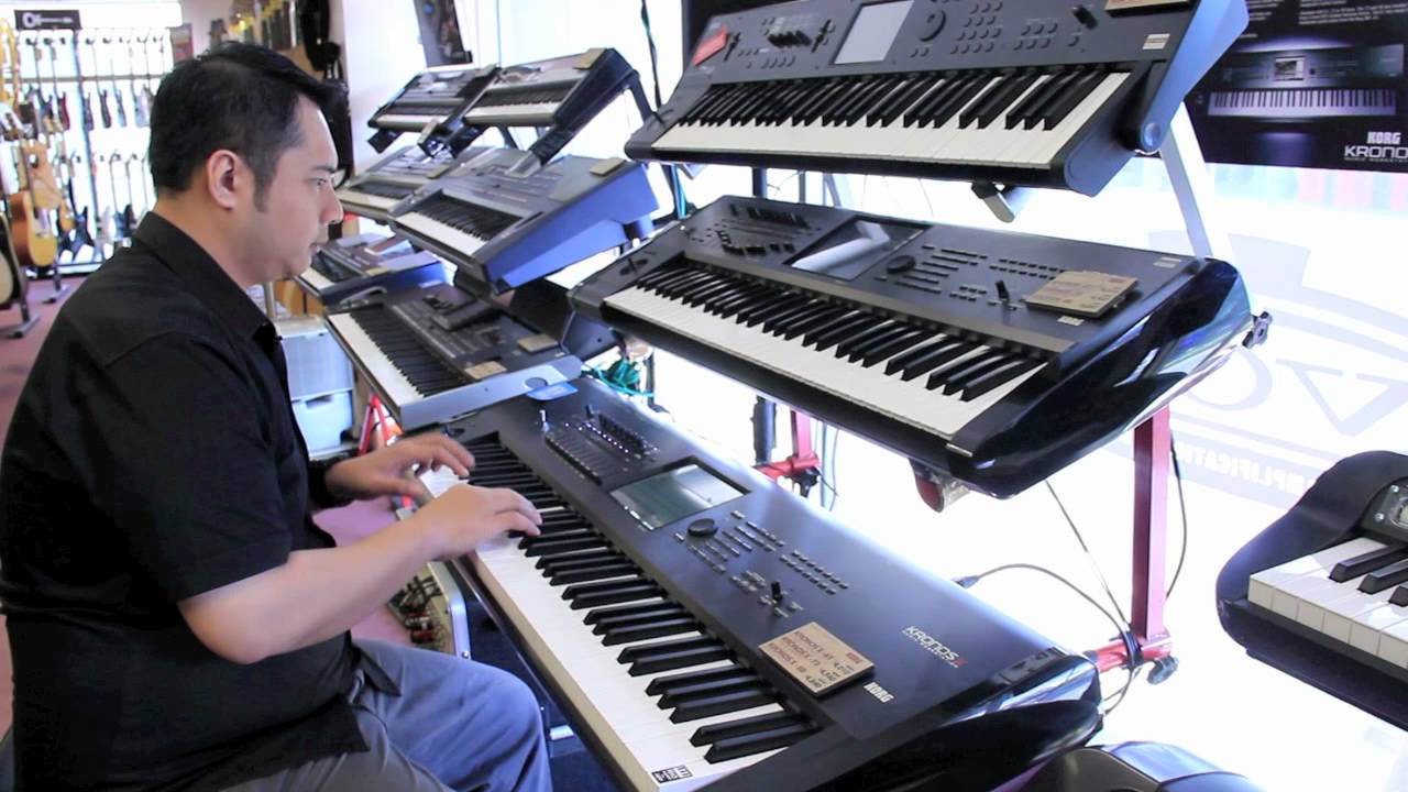 Korg Kronos X Basic Sequencing - YouTube