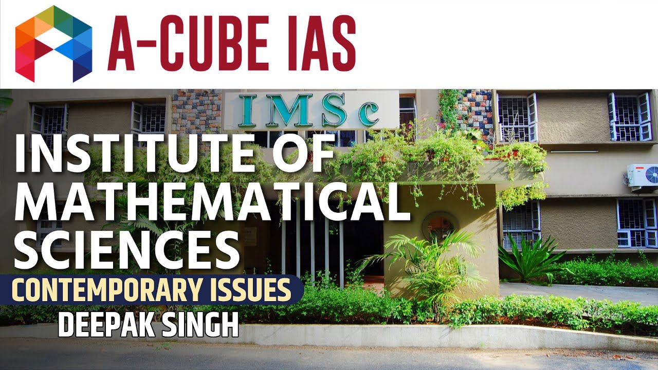 The Institute of Mathematical Sciences (IMSc) | Contemporary Issues ...