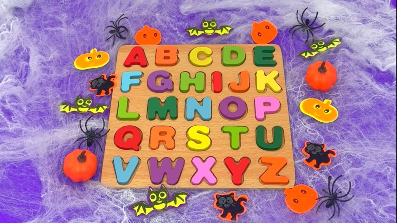 BEST LEARN HALLOWEEN ABCs AND WORDS | LEARN TO TALK | TODDLER LEARNING ...