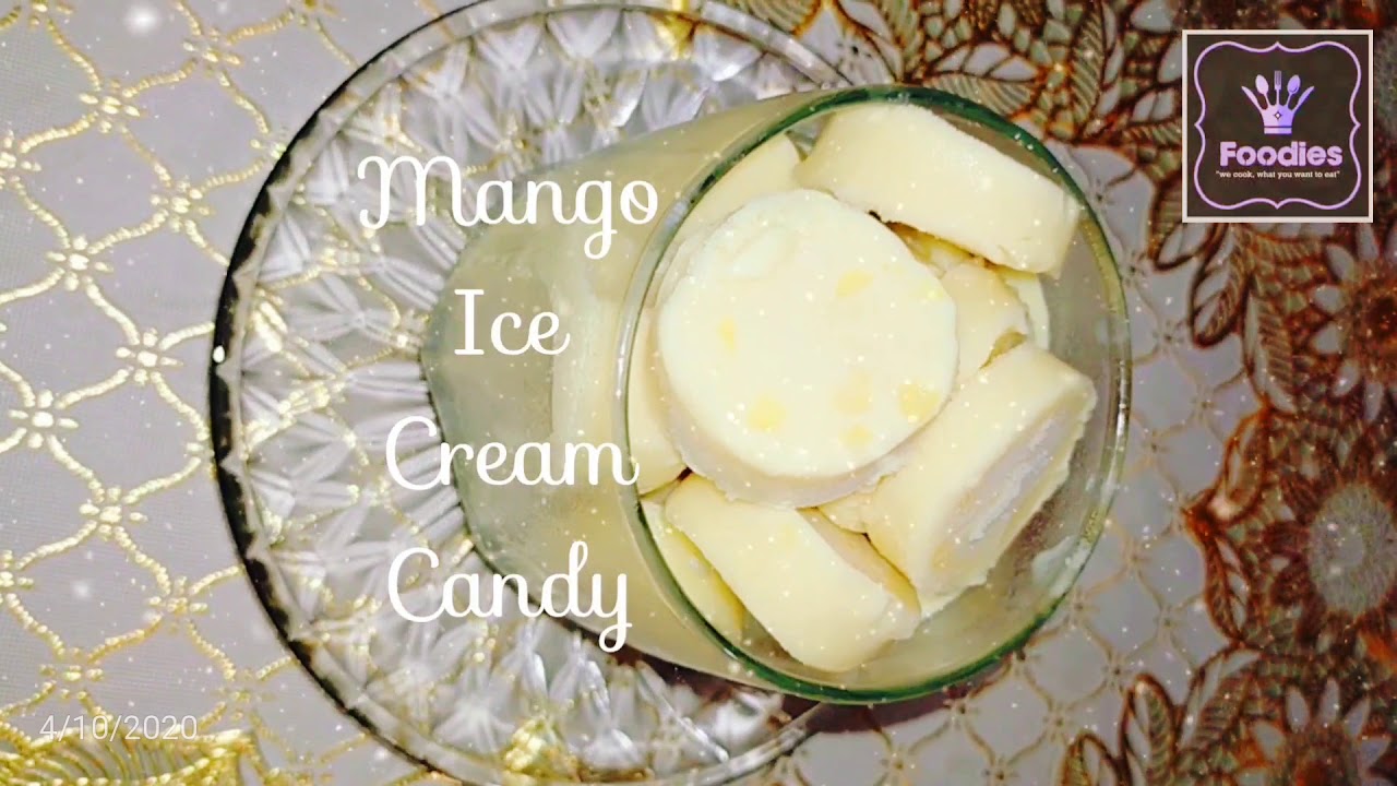 Mango Ice Cream Candy🥭 (Smooth, Creamy and Tasty) - YouTube