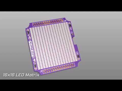 Led matrix watch assembly - YouTube