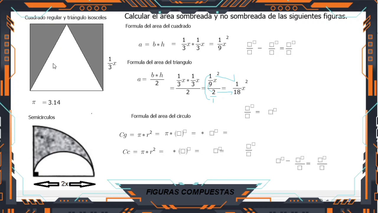 Figuras compuestas ejercicio resuelto. - YouTube