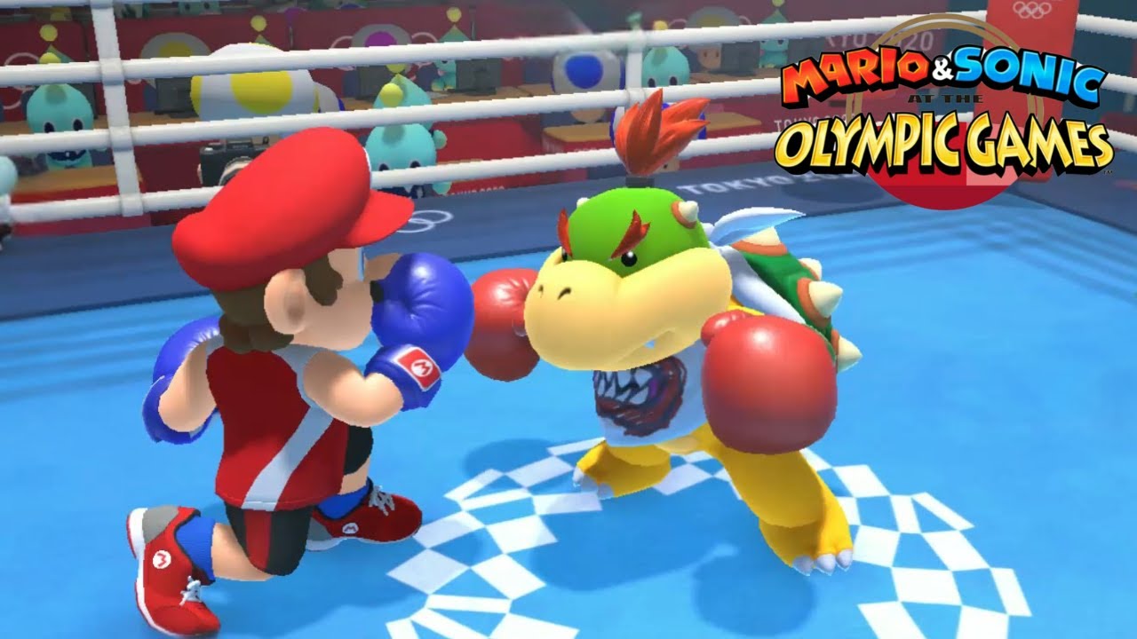Mario & Sonic At The Olympic Games Tokyo 2020 (Boxing) Mario VS Bowser ...