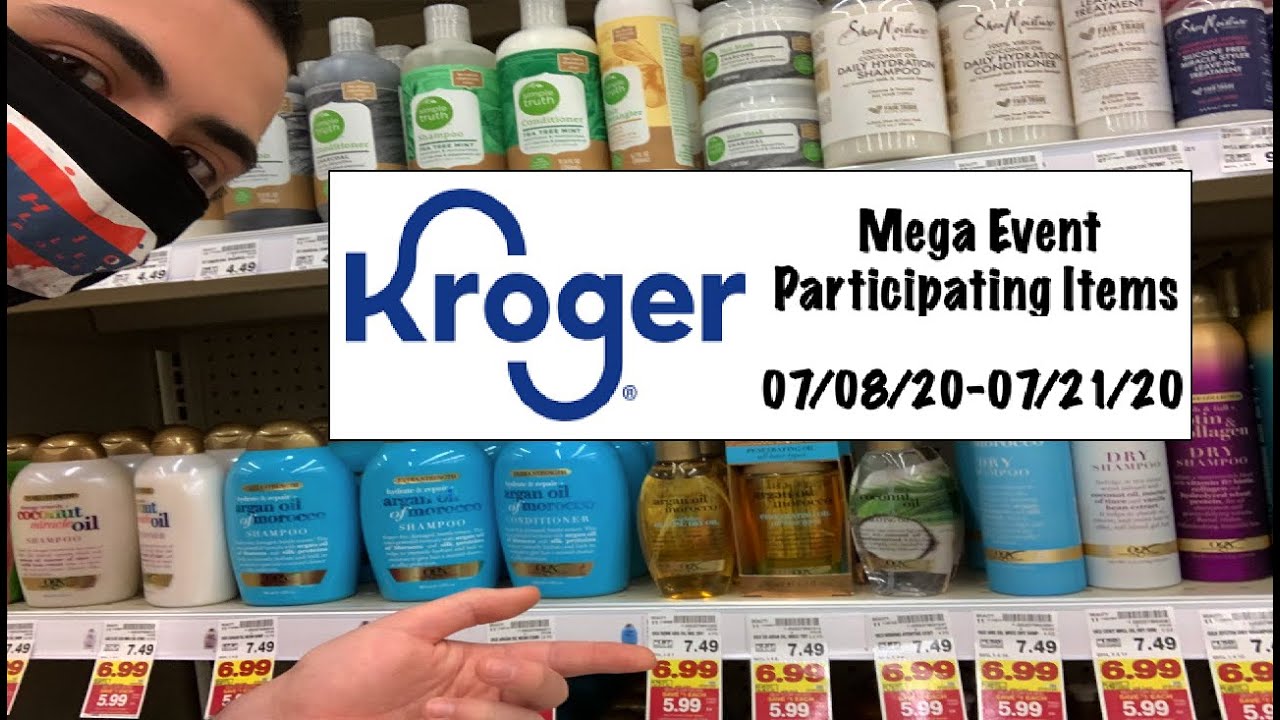 Kroger Mega Event Participating Items (07/08/20-07/21/20) - YouTube