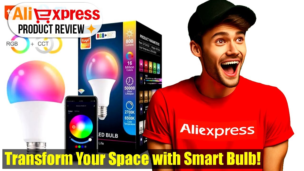 Must-have Tuya E27 Led Light Bulb! Control with Smart Life App and ...