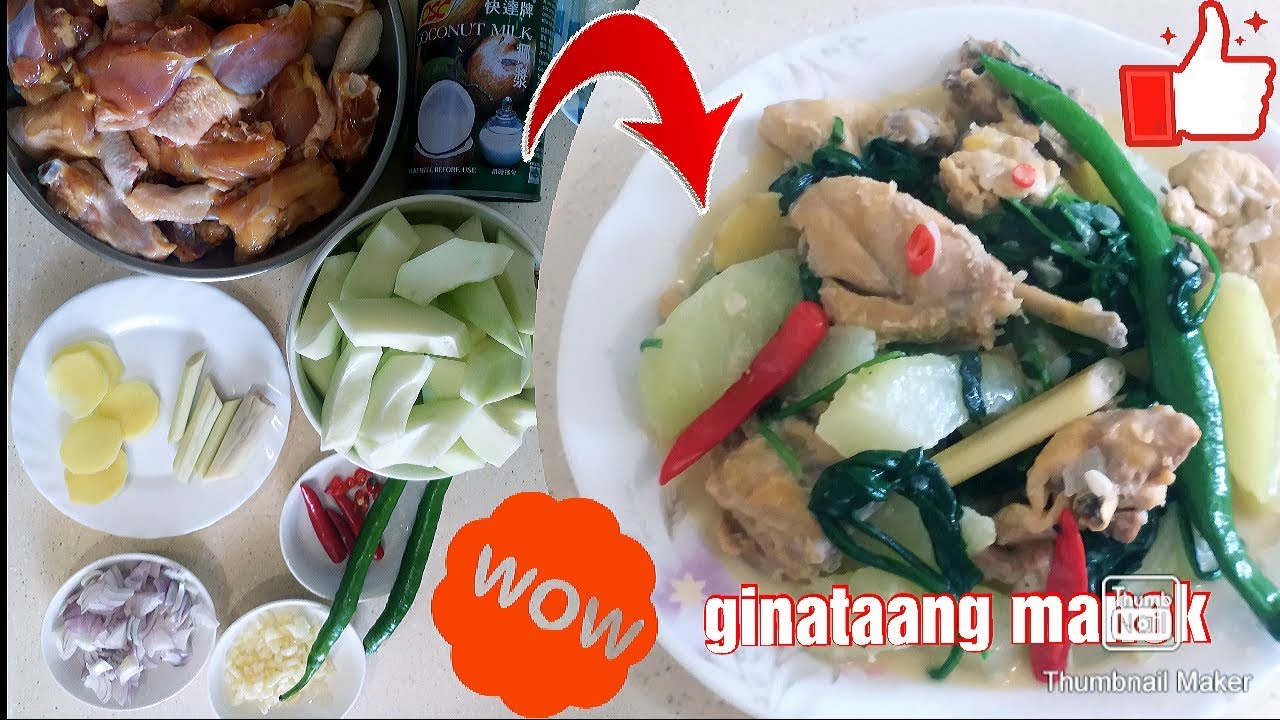 GINATAANG MANOK/WITH PAPAYA AND LEMON GRASS /PINOY RECIPE - YouTube