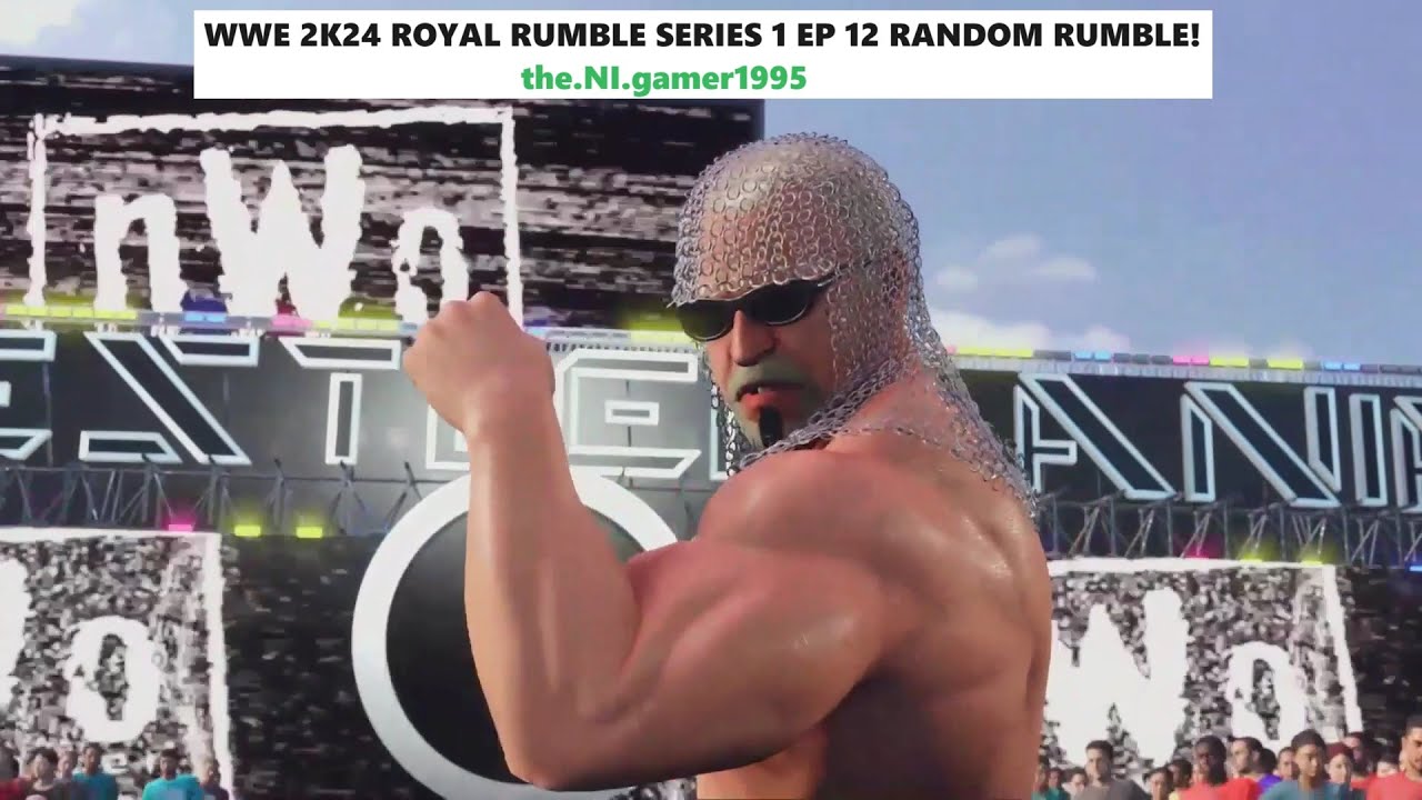 CRAZY last 3 in this RANDOM RUMBLE! WWE 2K24 Royal Rumble Series 1 EP ...