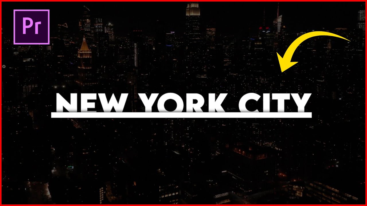 Text Reveal Effect TITLE in Premiere Pro Tutorial - YouTube