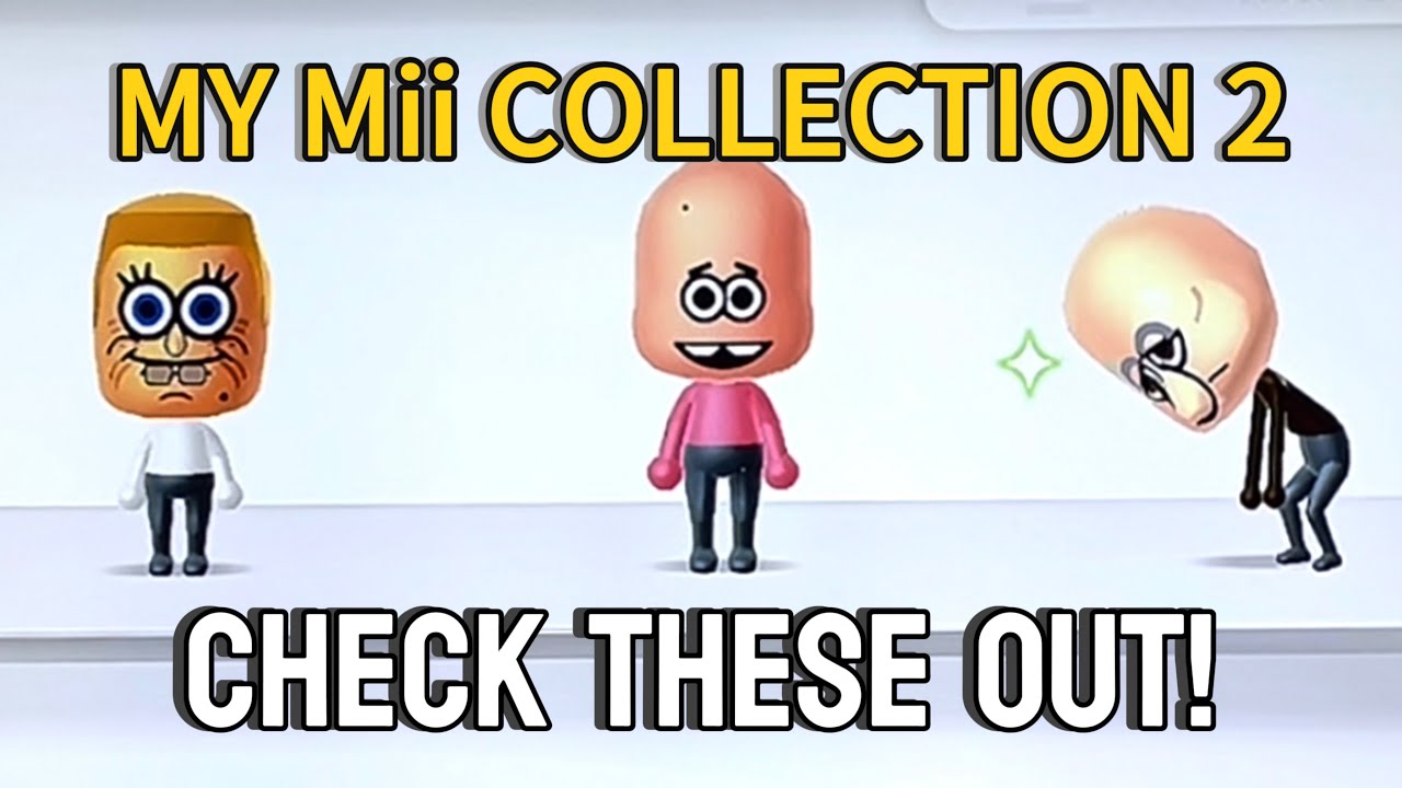 My Mii Collection 2 - Peanuts, Bob The Builder, SpongeBob, Shrek, The ...
