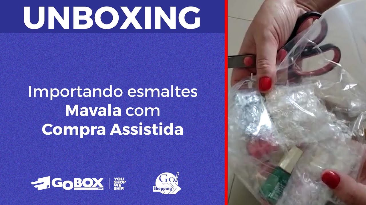UNBOXING Esmaltes Mavala - Primeira importação com a Go Box - YouTube
