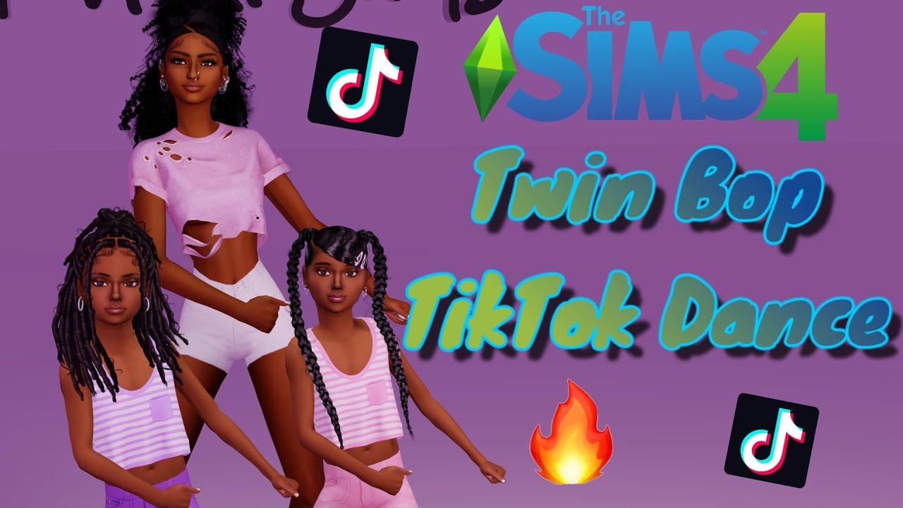 TikTok "Twin Bop" TikTok Dance Animation for The Sims 4 - YouTube