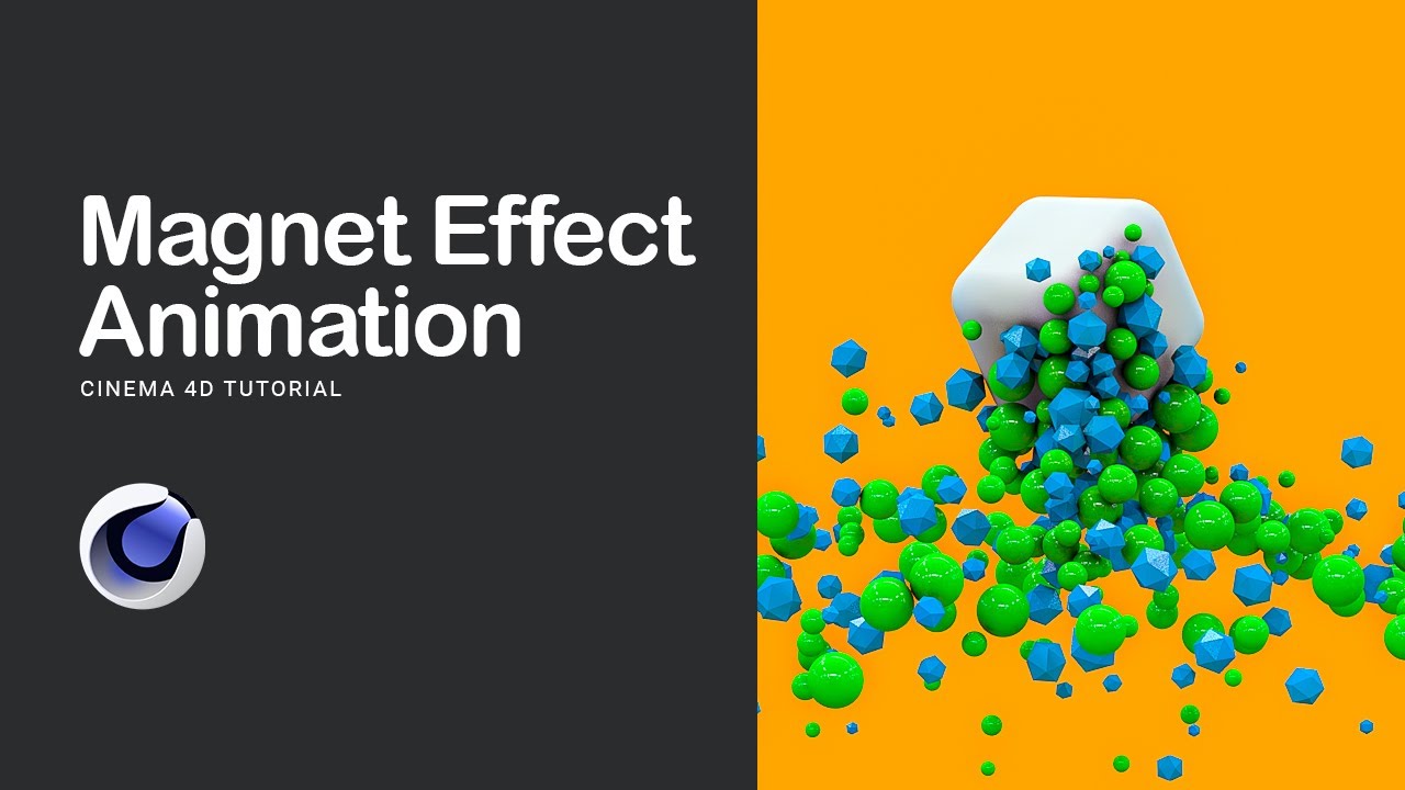 Cinema 4D Tutorial: Magnetic Effect Animation - YouTube