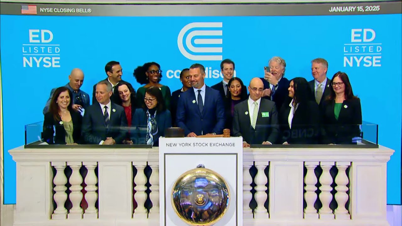 Consolidated Edison Inc. (NYSE: ED) Rings The Closing Bell® - YouTube