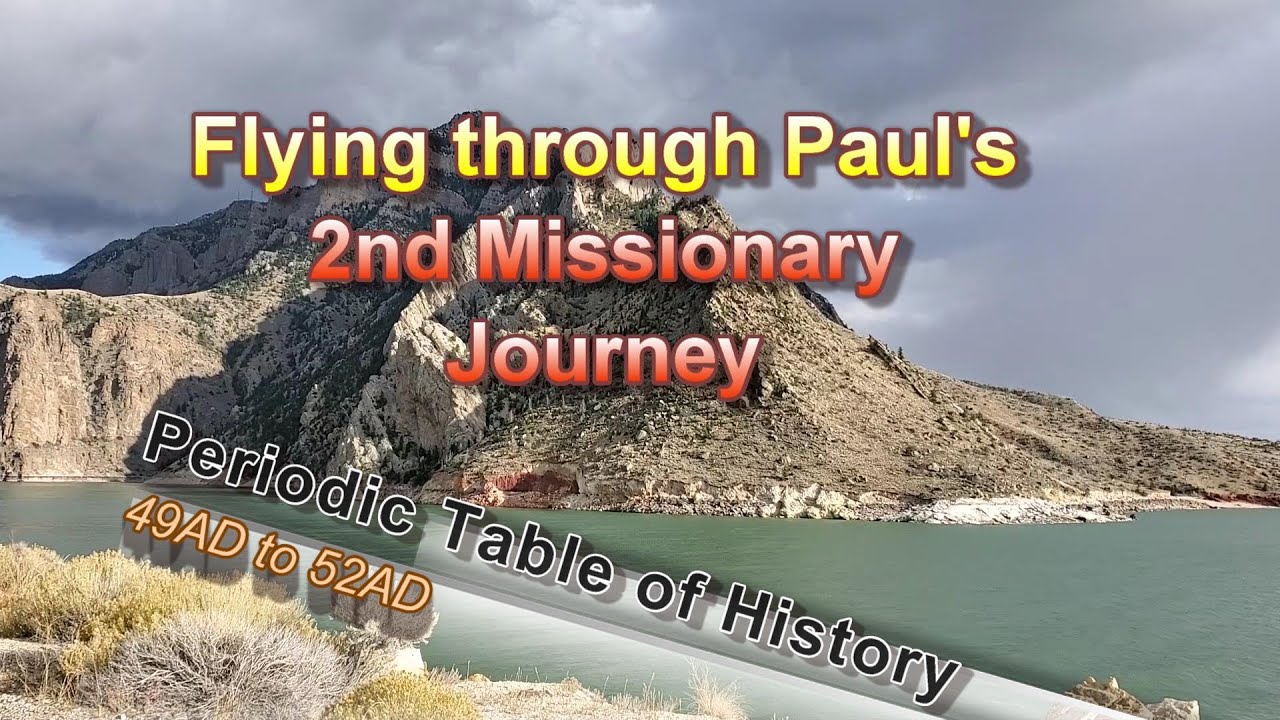 Flying through Paul's 2nd Missionary Journey - YouTube