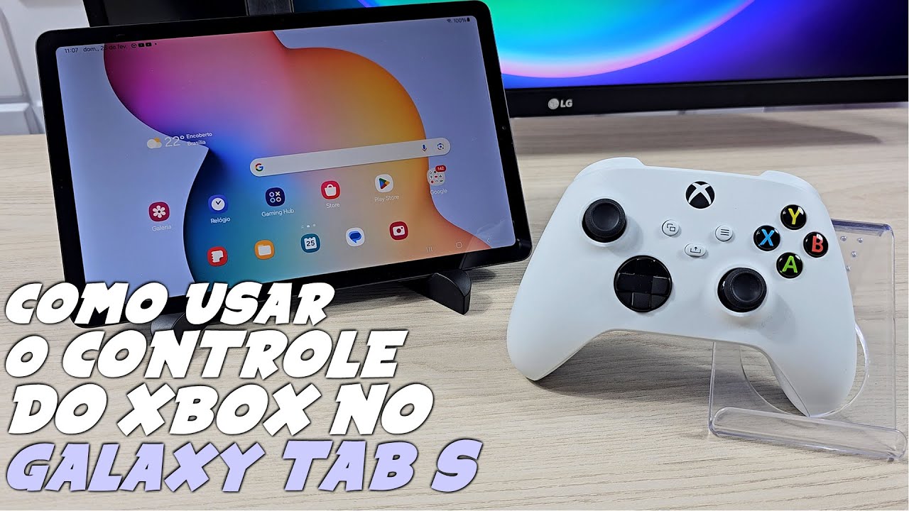 Como USAR CONTROLE do XBOX no GALAXY TAB S [Tab S5, S6, S7, S8, S9 ...