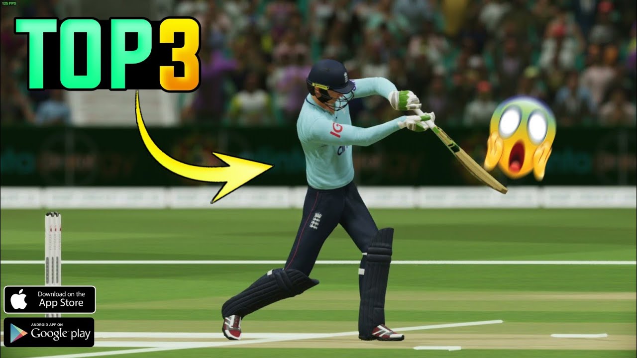 Top 5 Best Cricket Games For Android | 4K Graphics New Cricket Games ...