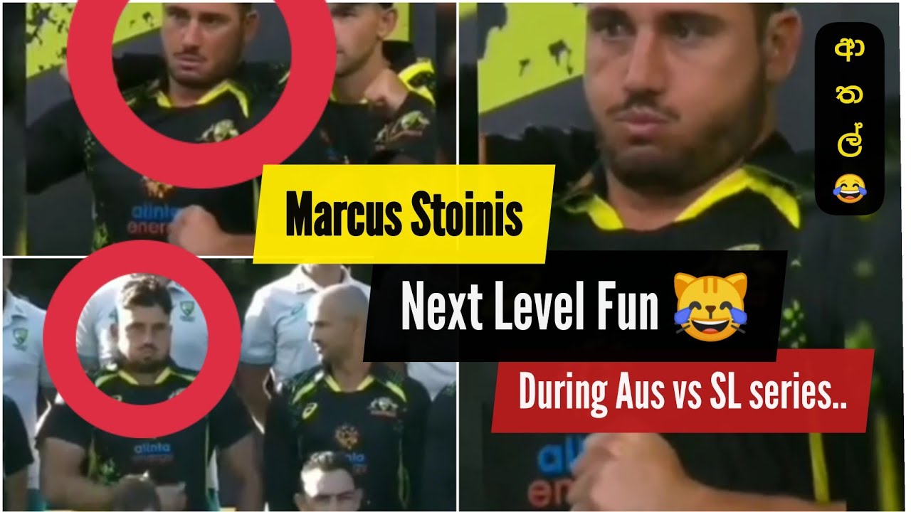 Marcus Stoinis Funny Moments😅 in Sri Lanka Series|Marcus Stoinis Funny ...
