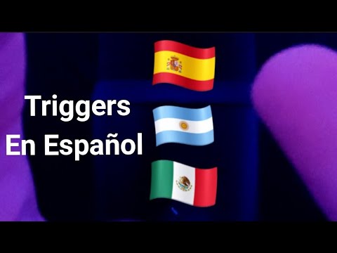 ASMR En Español - SPANISH TRIGGERS WORDS! 🇪🇦🇦🇷🇲🇽 - YouTube