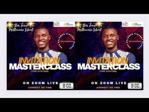 INVITATION MASTERCLASS + HOW TO SELL TICKETS FOR EVENTS BY ONU SOLOMON ...
