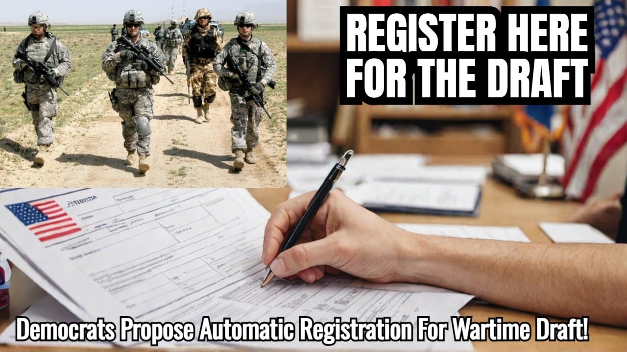 Democrats Propose Automatic Registration For Wartime Draft! - YouTube