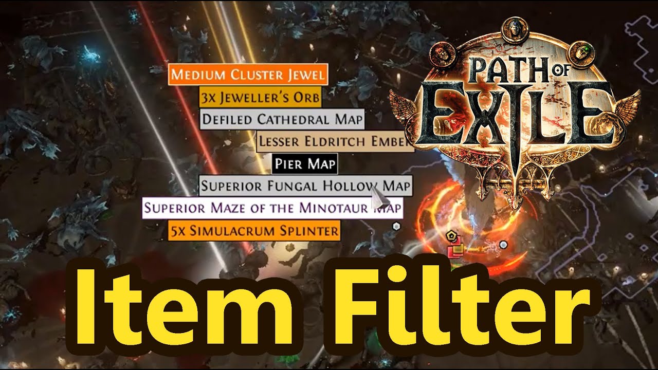 วิธีติดตั้ง item filter - Path of Exile - YouTube