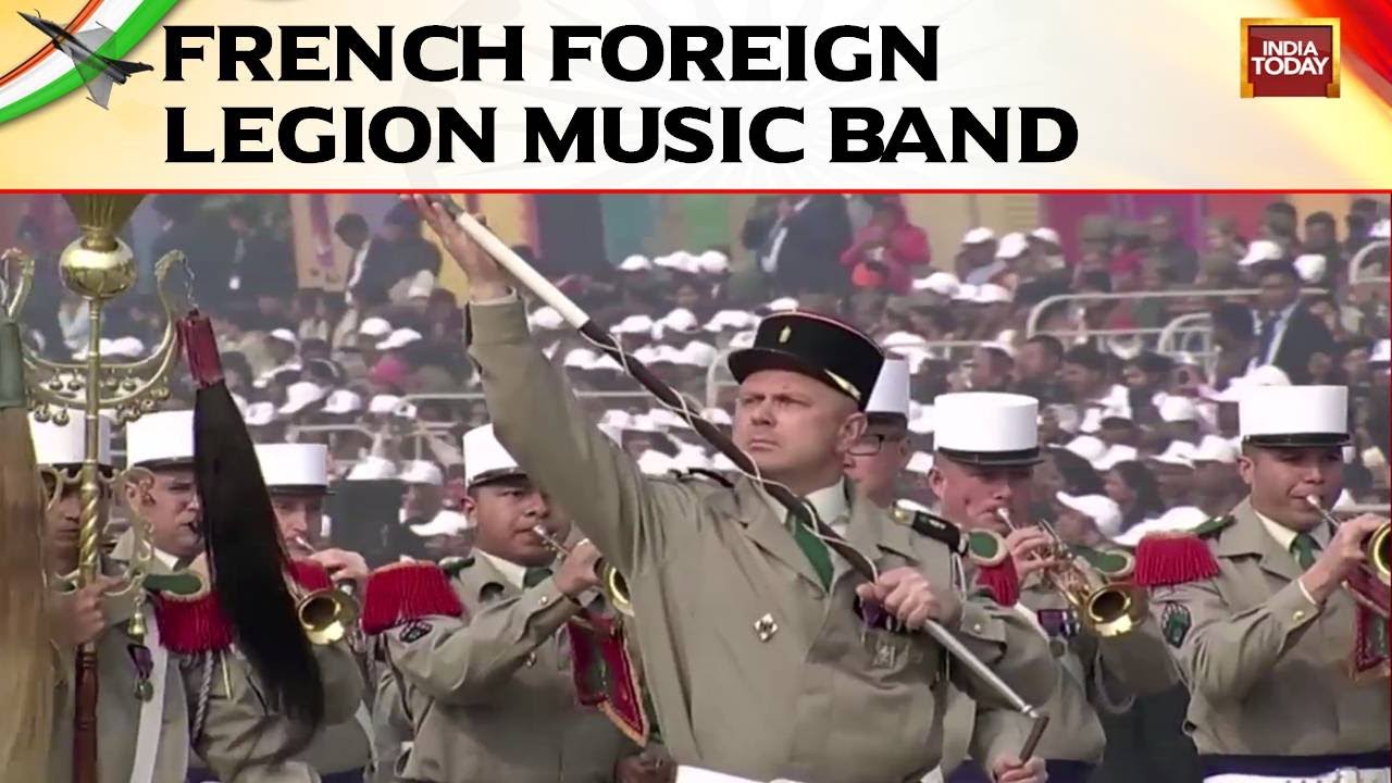 Republic Day Parade: French Foreign Legion Music Band Led By Captain ...