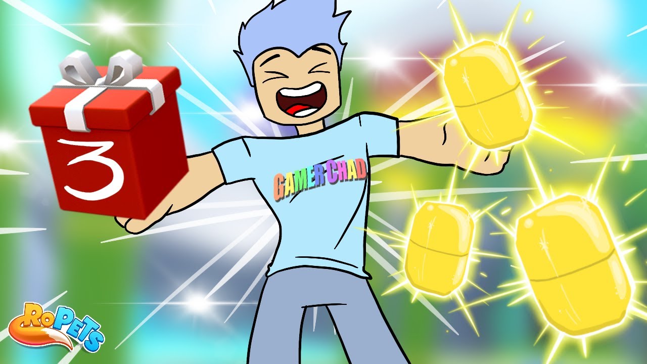 RoPets Surprise Gift Day 3 + Gold Capsule Giveaway! Roblox - YouTube