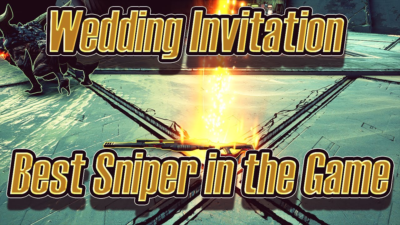 Wedding Invitation: Best Sniper In the Game. Go get it before it's too ...
