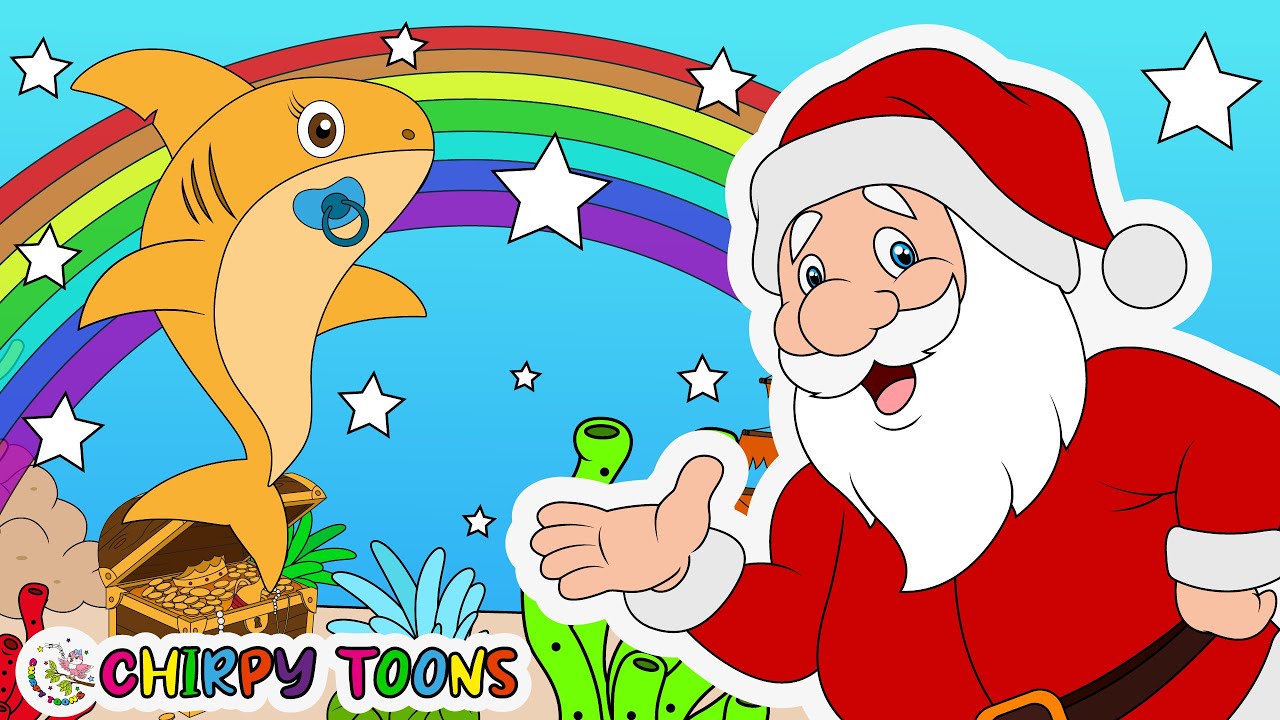 Jingle Bells + Baby Shark - Nursery Rhymes & Kids Songs | Baby Songs ...