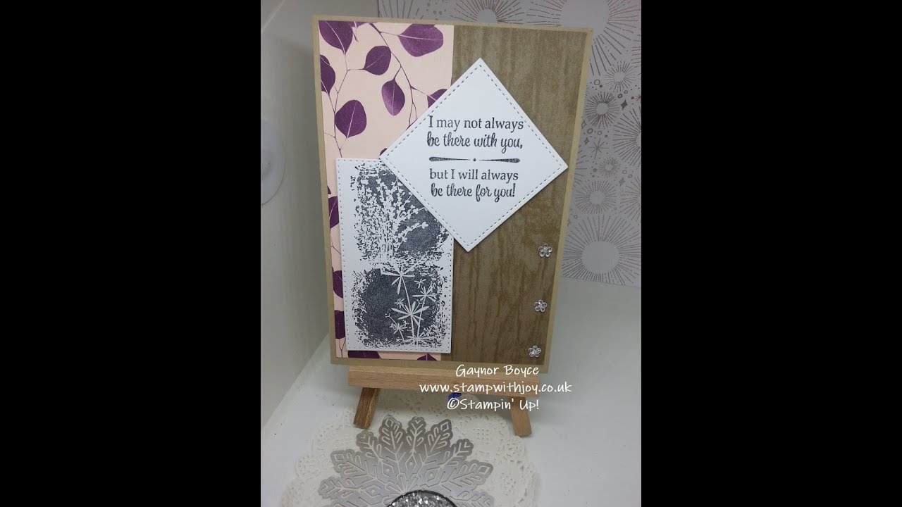 Weekly Sketch Nature's Poem DSP/ Gina K Stamps - YouTube