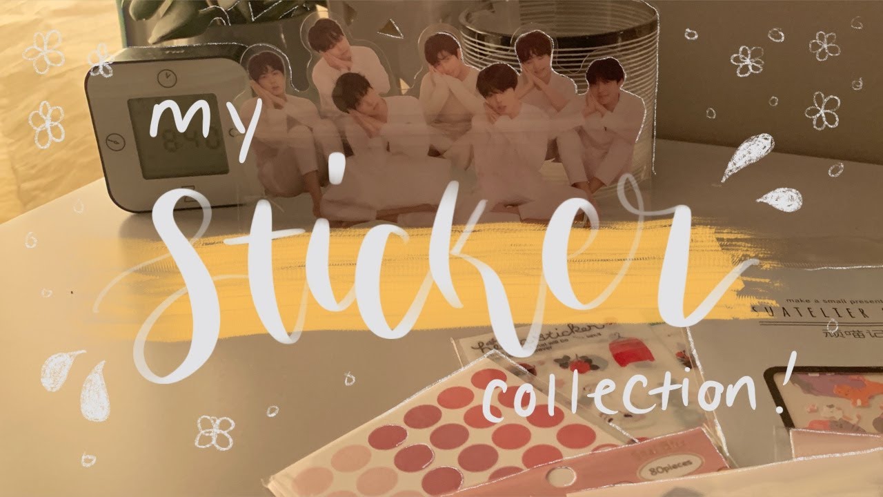 my sticker collection! - YouTube
